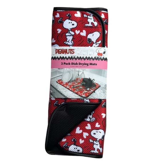 Peanuts | Kitchen | Peanuts Snoopy Valentines Drying Mats | Poshmark